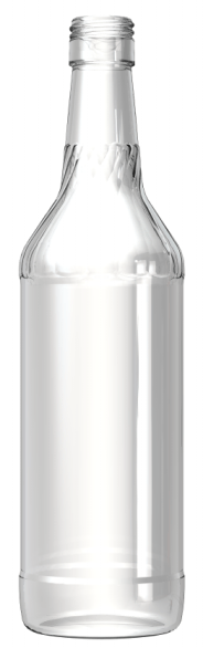 Botella de vidrio para licores Espiral 75 cl - 750 ml | Vidrala
