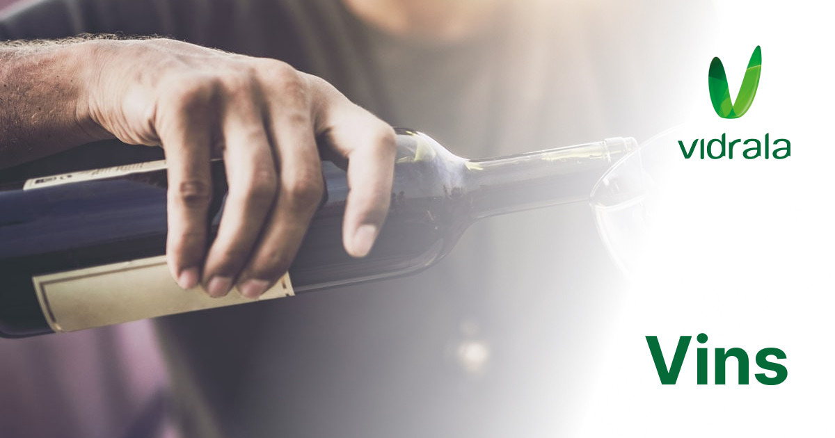 Bouteille de vin en verre BD VIVA LITE 75CL BVS