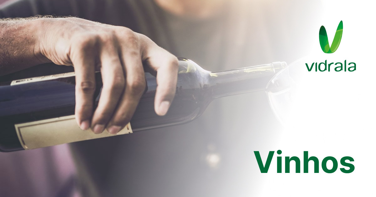 Garrafa de vidro para vinho BD VIVA LITE 75CL